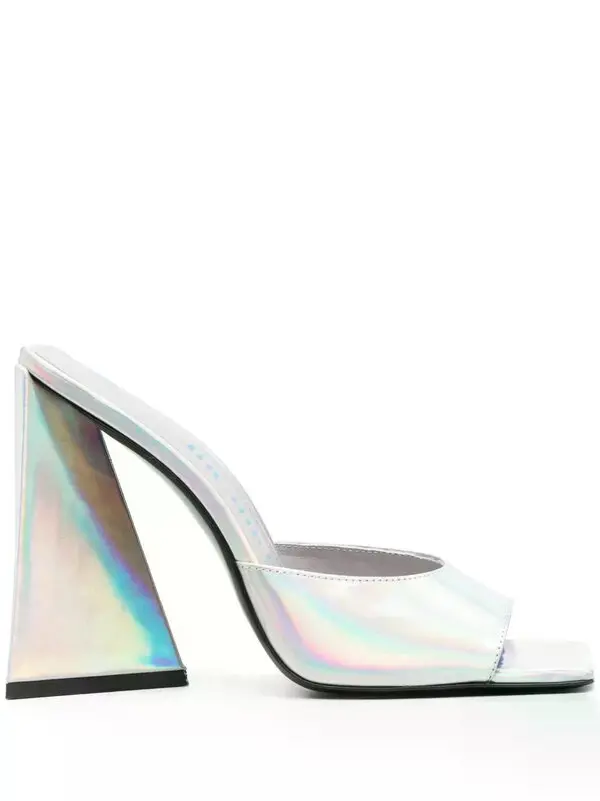 Attico Devon Holographic-effect Sandals