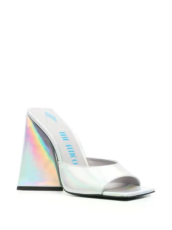 Attico Devon Holographic-effect Sandals