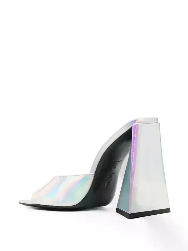 Attico Devon Holographic-effect Sandals