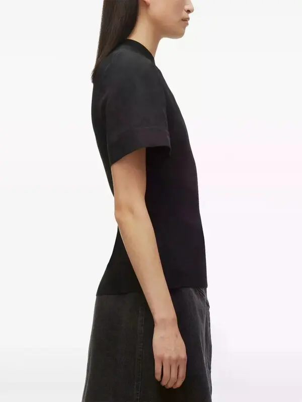 3.1 Phillip Lim Panelled Fine-ribbed T-shirt
