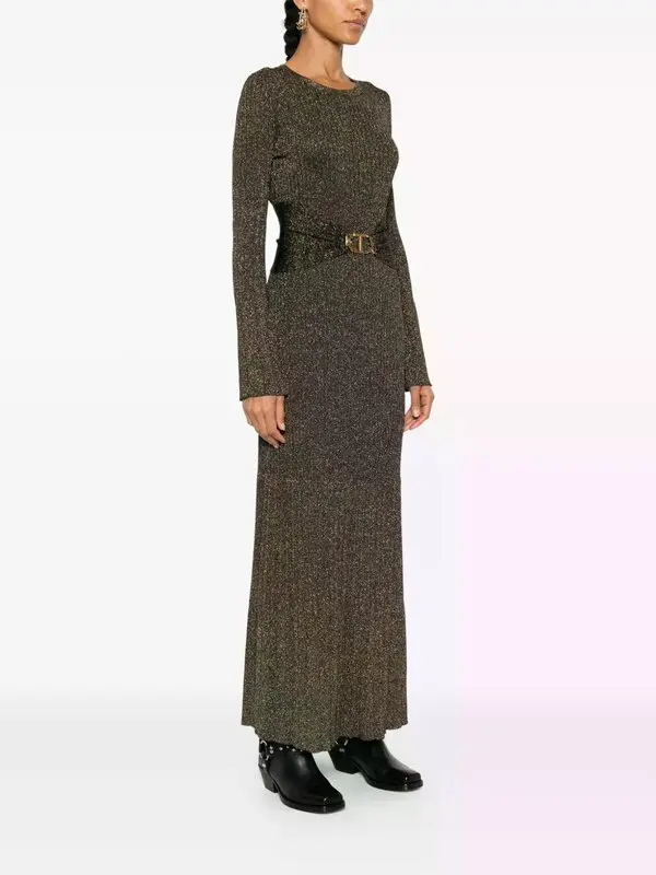 TWINSET Long Rib Knit Dress