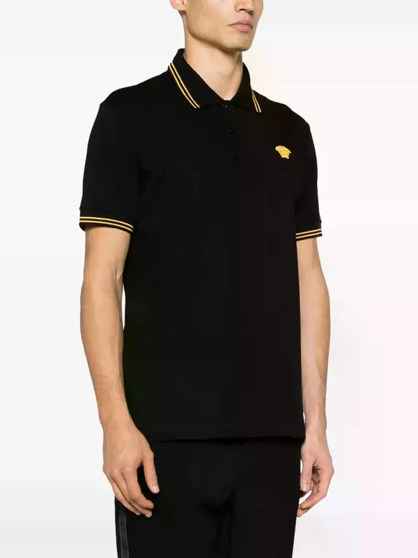 Versace Medusa Polo Shirt - Black