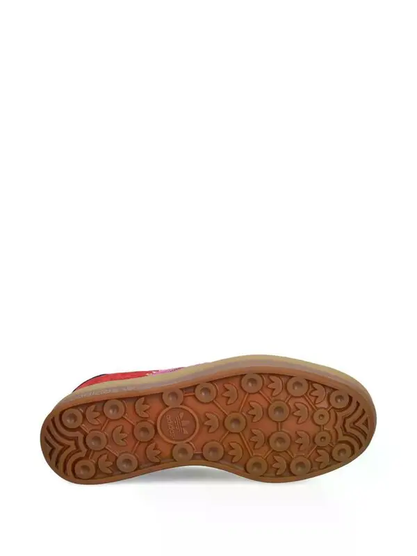 Adidas Gazelle Bold Suede Platform Sneakers - Red