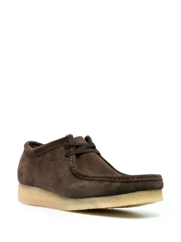 Clarks Wallabee Suede Loafers - Brown