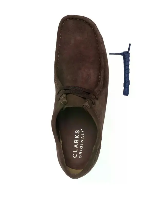 Clarks Wallabee Suede Loafers - Brown