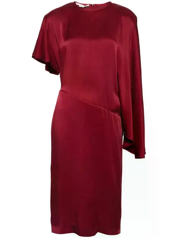 Stella McCartney Asymmetric Maxi Dress - Red