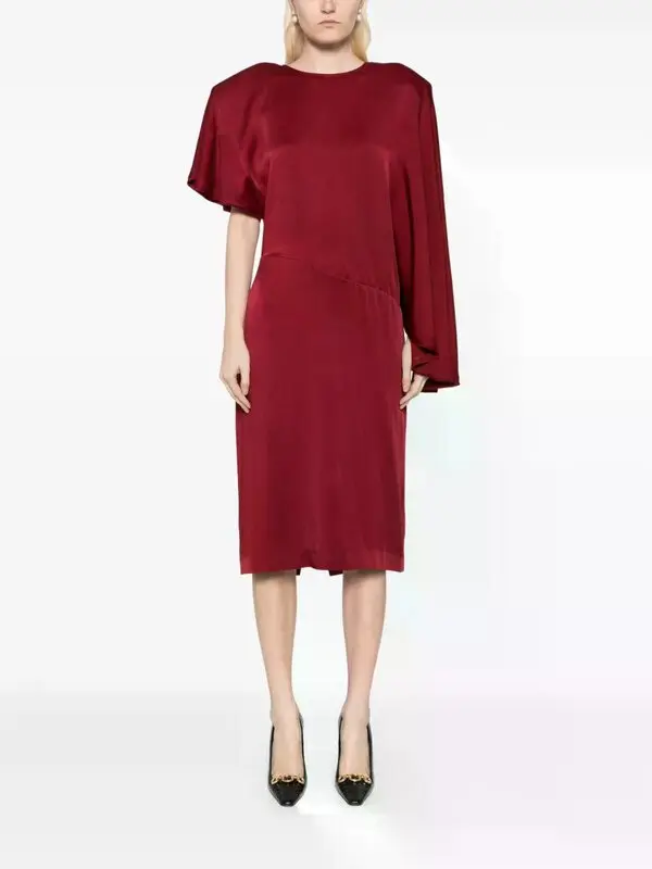 Stella McCartney Asymmetric Maxi Dress - Red