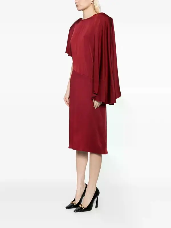 Stella McCartney Asymmetric Maxi Dress - Red