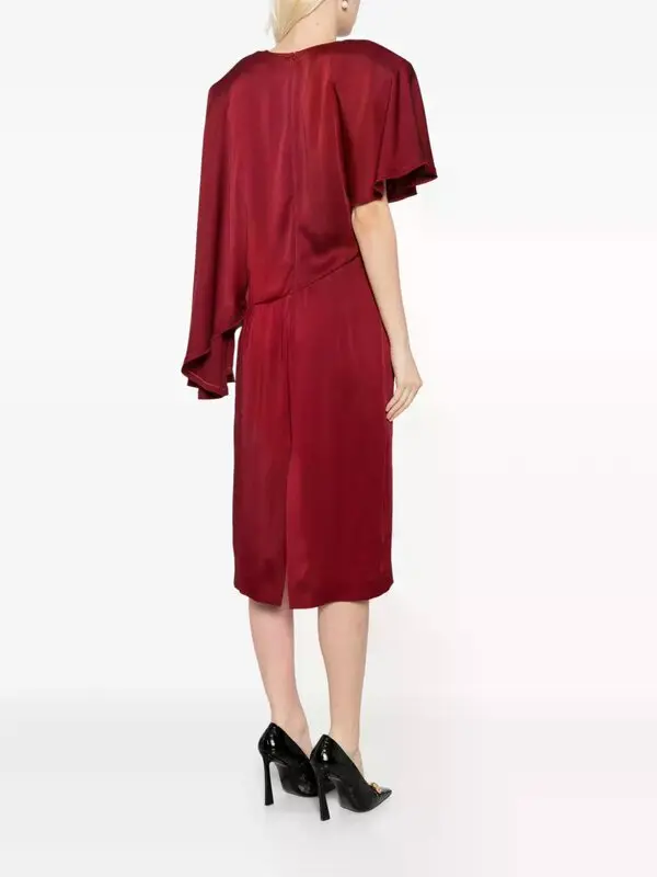 Stella McCartney Asymmetric Maxi Dress - Red