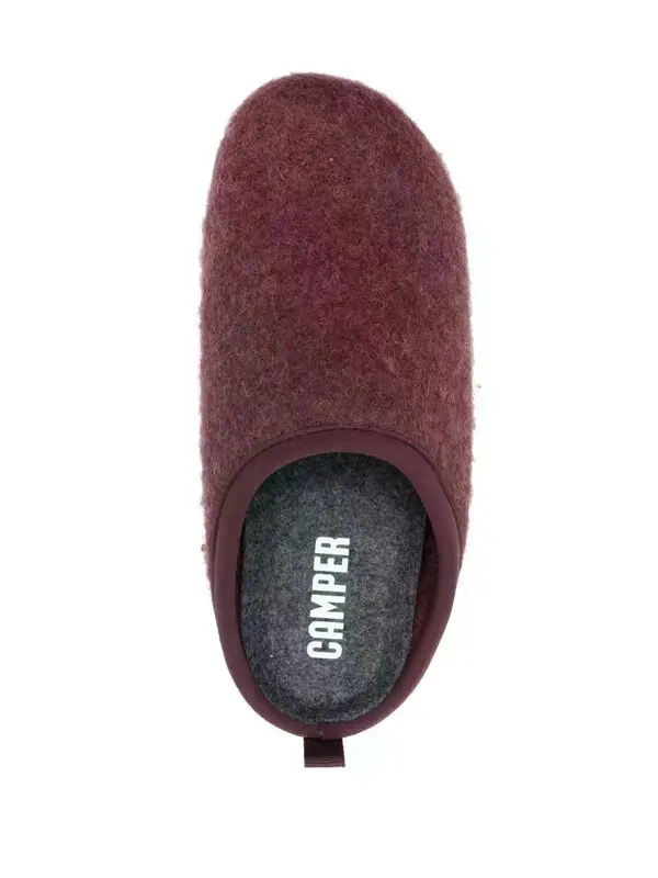 Camper Wabi Wool Slippers - Brown