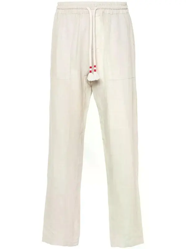 MC2 SAINT BARTH Straight-leg Linen Trousers