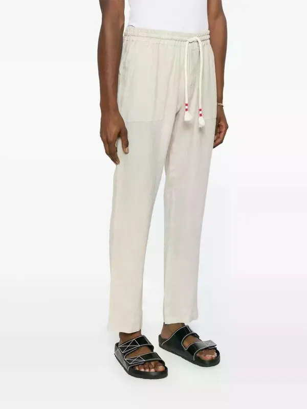 MC2 SAINT BARTH Straight-leg Linen Trousers
