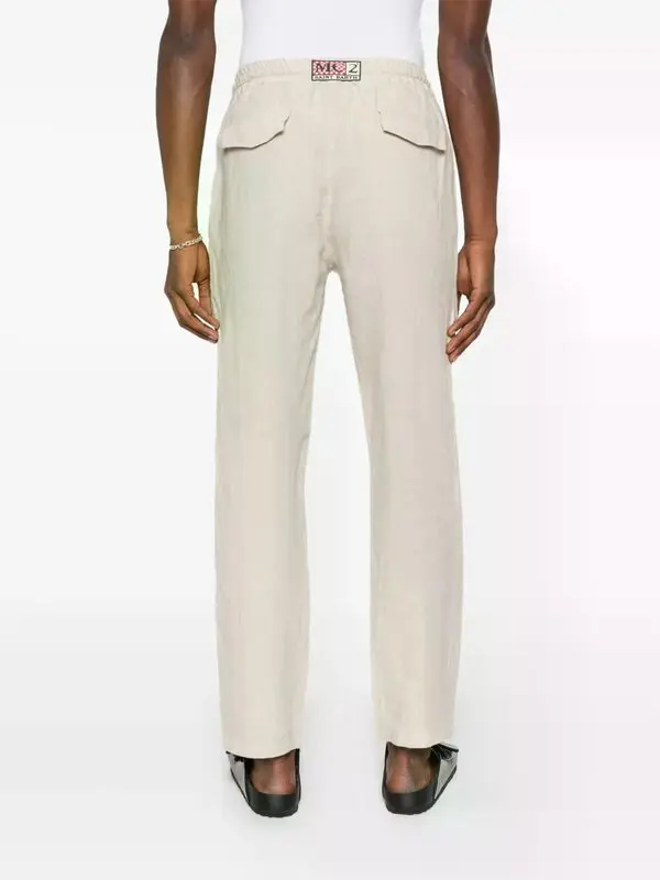 MC2 SAINT BARTH Straight-leg Linen Trousers