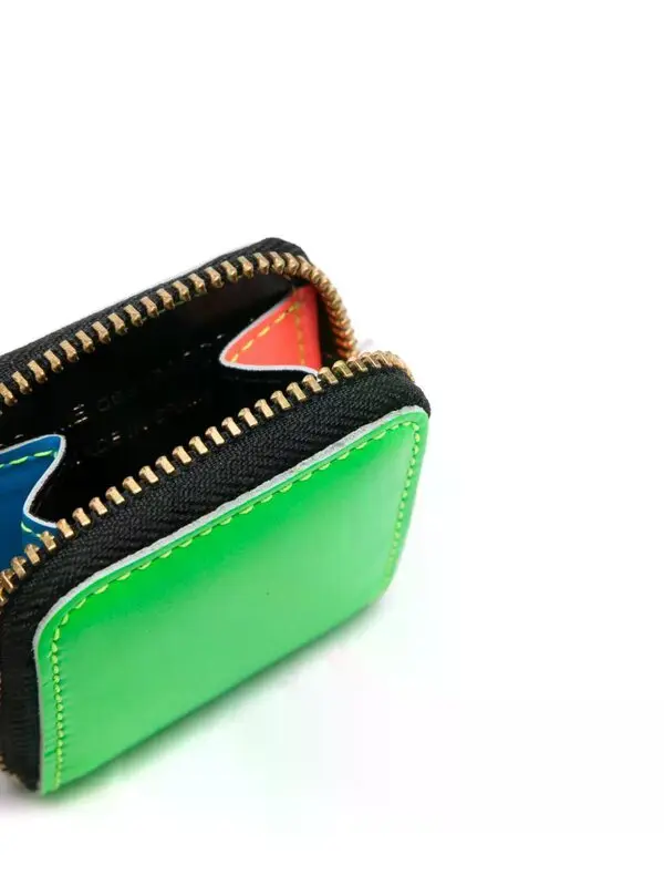 Comme Des Garçons Super Fluo Group Leather Wallet
