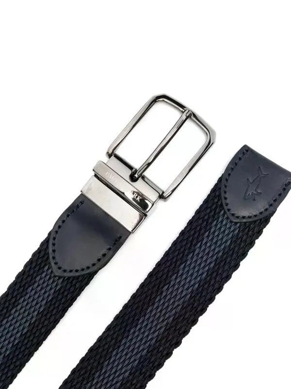 Paul & Shark Leather Trim Belt
