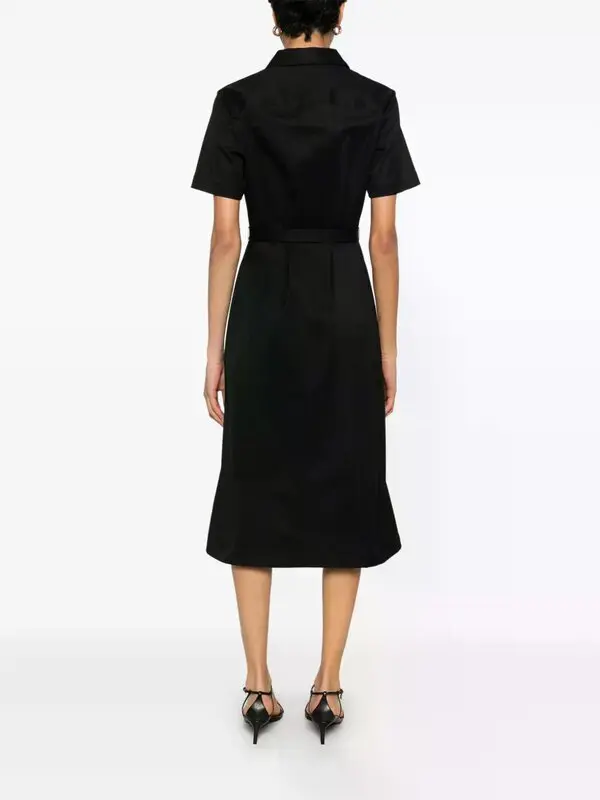 Theory Twill-weave Midi Dress