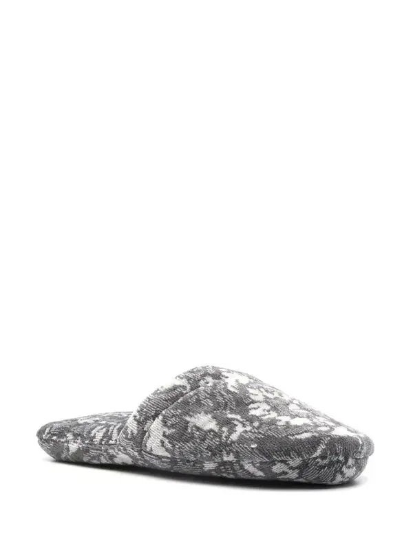 Versace Jacquard Cotton-blend Slippers
