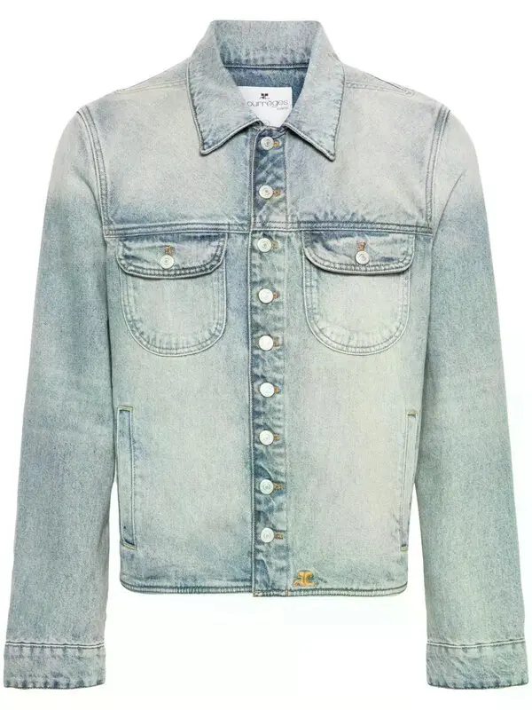 COURREGES Button-up Denim Jacket