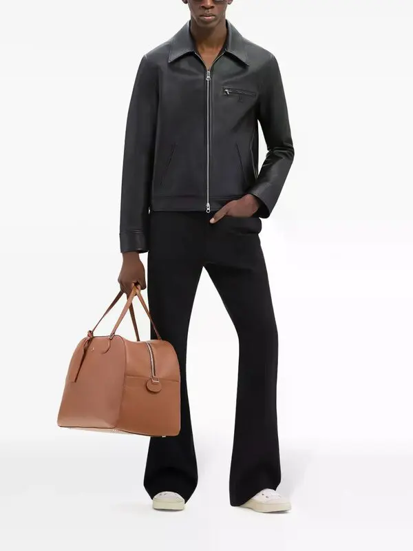 COURREGES Leather Shirt Jacket