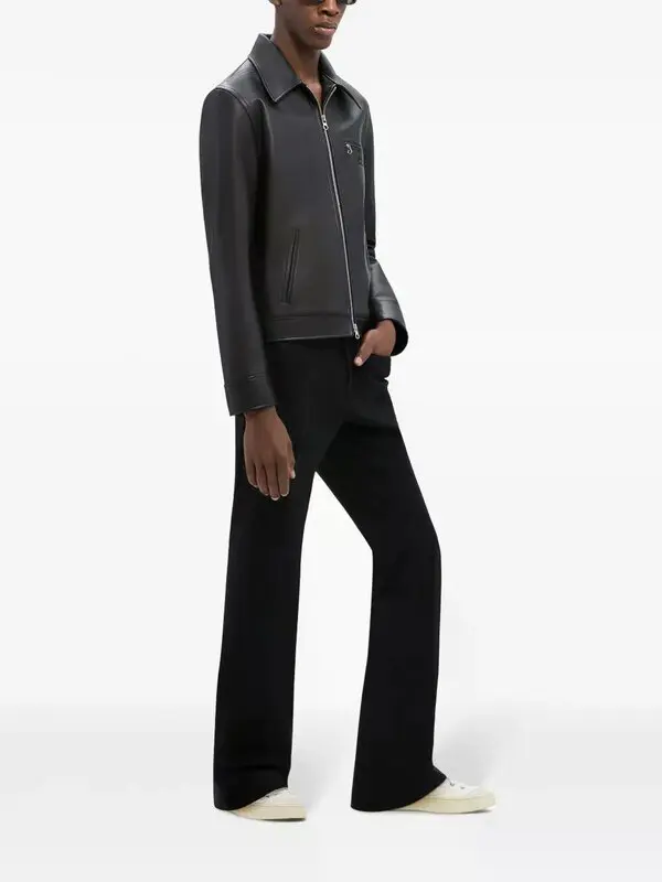 COURREGES Leather Shirt Jacket