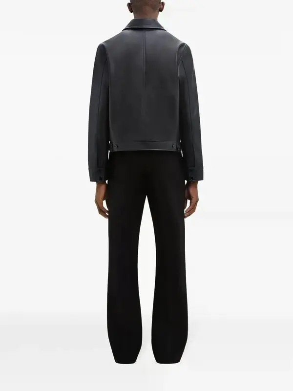 COURREGES Leather Shirt Jacket