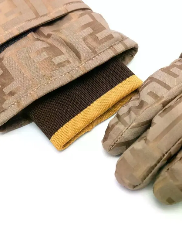 Fendi Ff-motif Ski Gloves