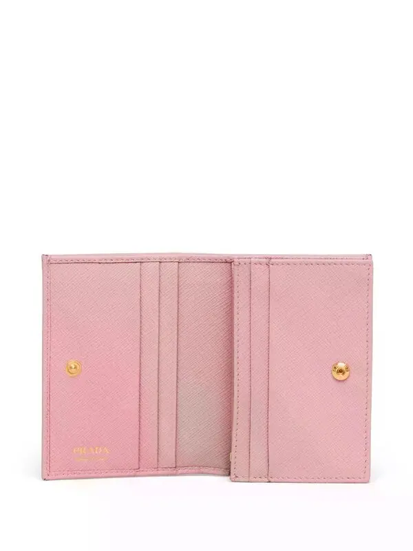 Prada Small Saffiano Leather Wallet - Pink