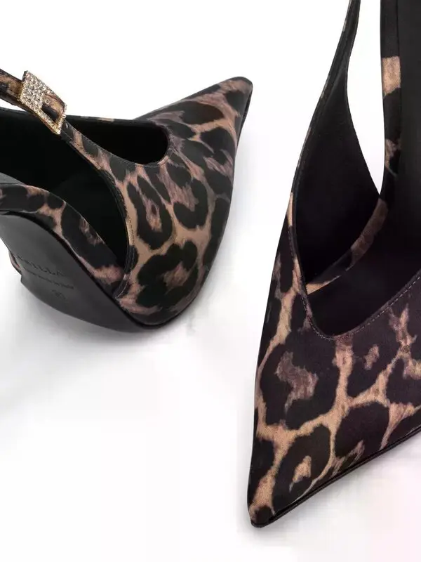 LE SILLA 120mm Clivage Leather Pumps
