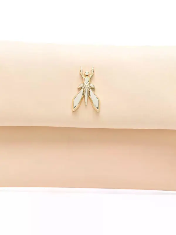 Patrizia Pepe Fly Clutch Bag - Neutrals