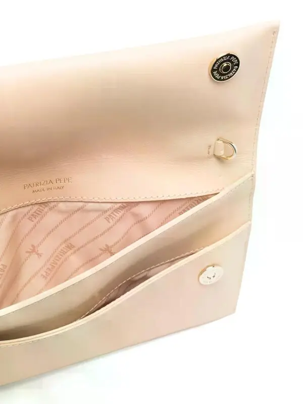 Patrizia Pepe Fly Clutch Bag - Neutrals