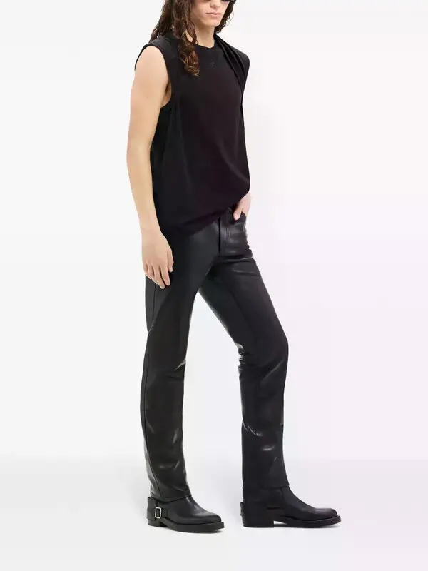 COURREGES Draped-detail Tank Top