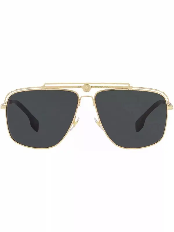 Versace Pilot-frame Sunglasses - Grey