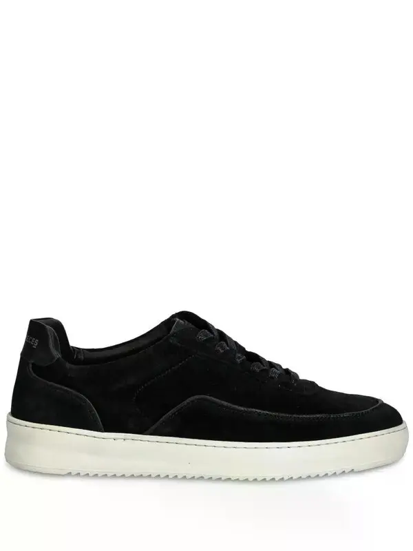 Filling Pieces Suede Lace-up Sneakers - Black
