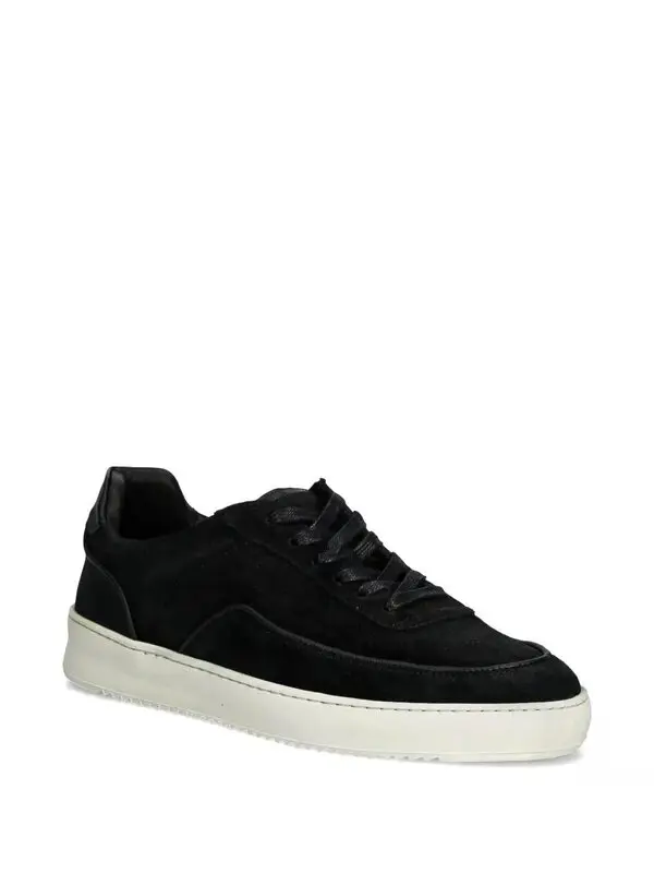 Filling Pieces Suede Lace-up Sneakers - Black