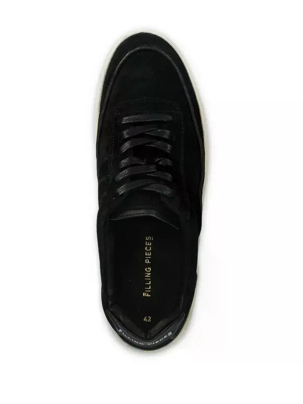 Filling Pieces Suede Lace-up Sneakers - Black
