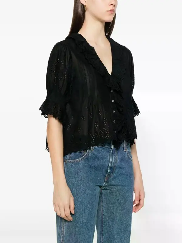 DÔEN Henri Broderie Anglaise Blouse