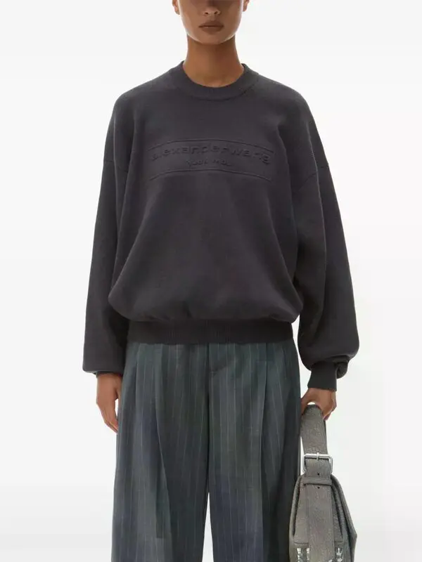 Alexander Wang Logo-embossed Sweater