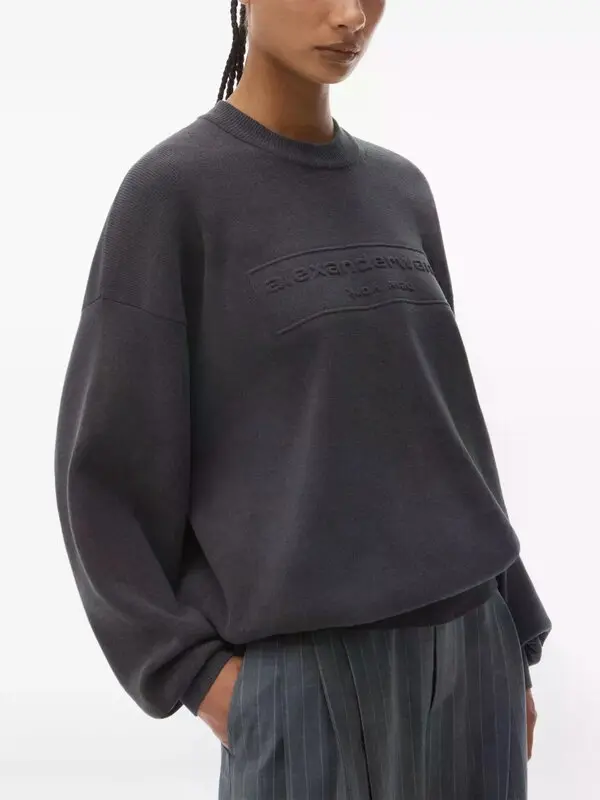 Alexander Wang Logo-embossed Sweater