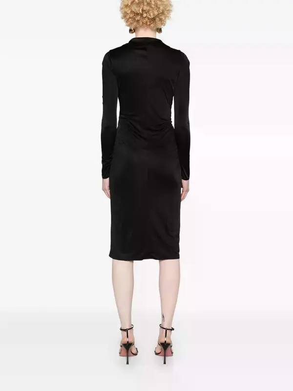Versace Medusa-plaque Jersey Midi Dress