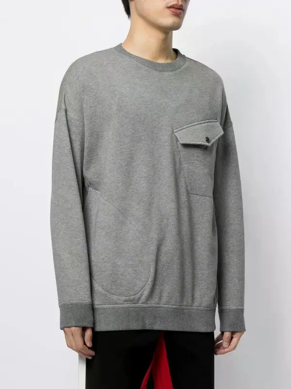 PORTS V Chest Flap-pocket Jumper