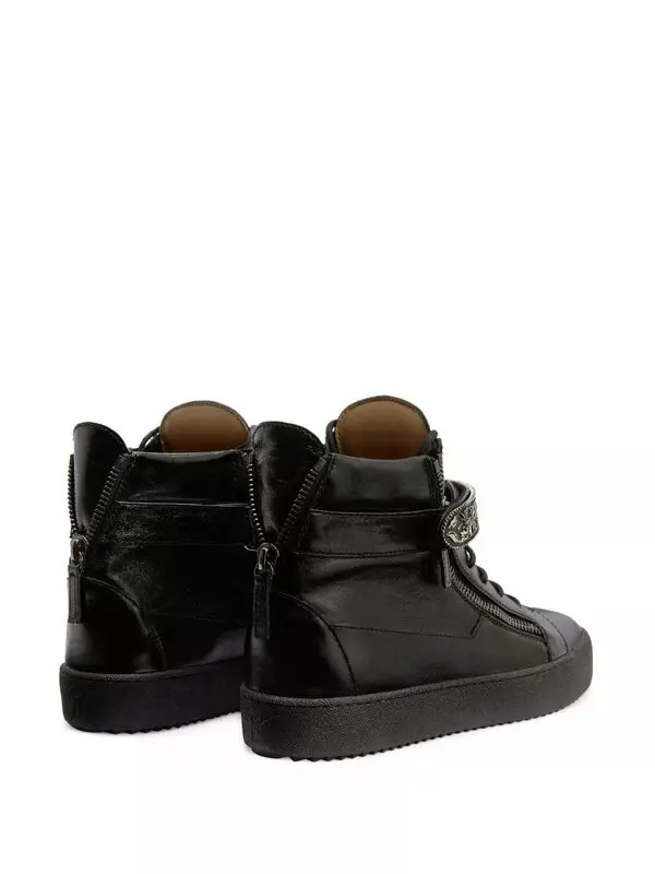 GIUSEPPE ZANOTTI Coby Deluxe Leather Mid-top Sneakers