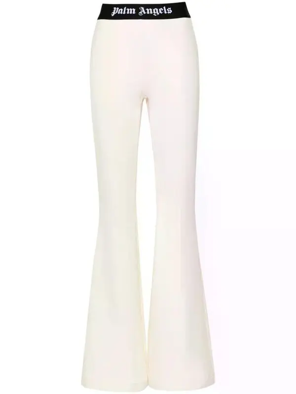 Palm Angels Logo-tape Flared Track Pants