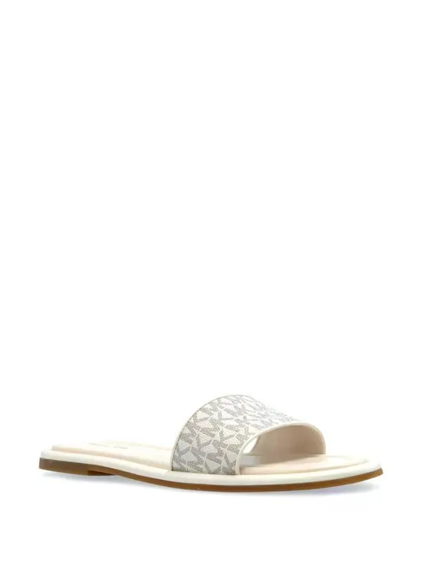 Michael Kors Dana Embossed Monogram Slides