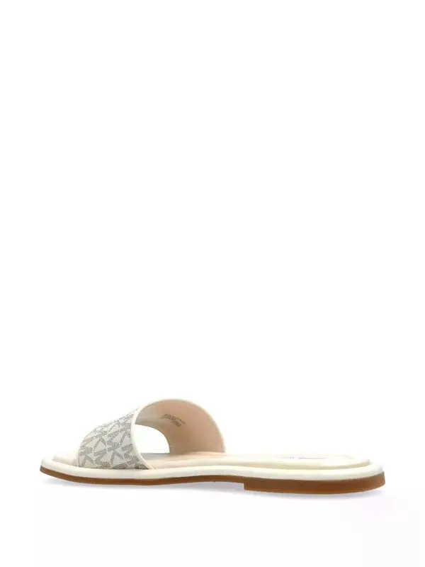 Michael Kors Dana Embossed Monogram Slides