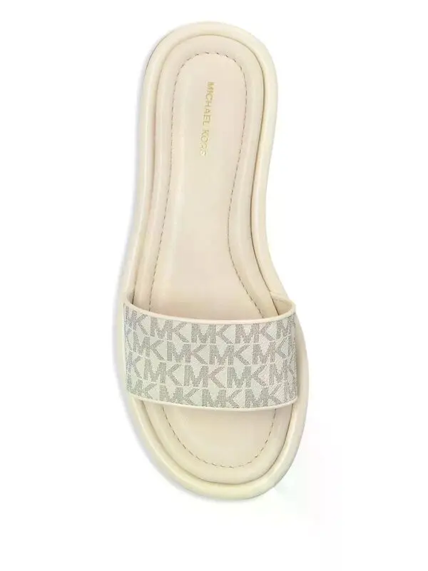Michael Kors Dana Embossed Monogram Slides