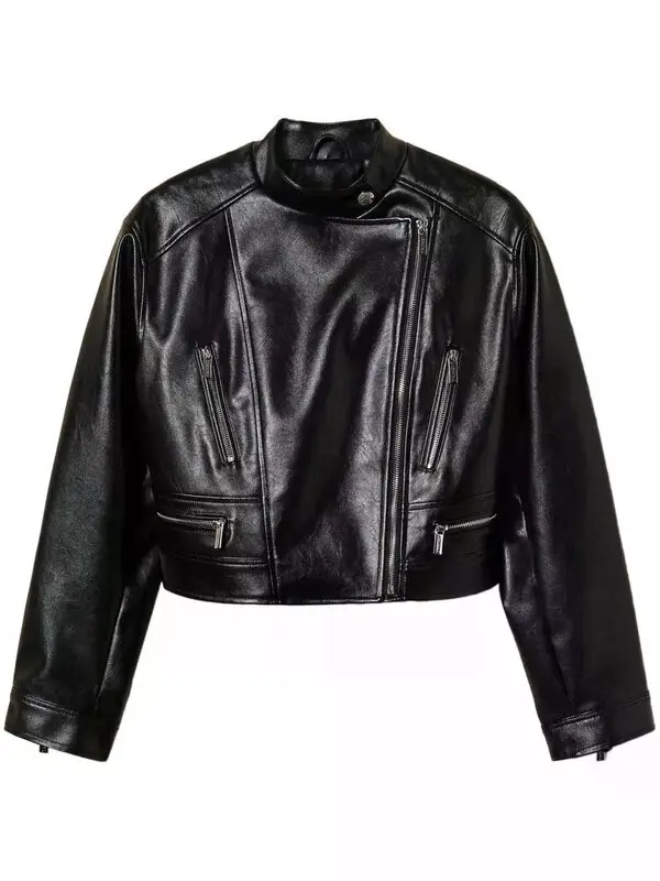 TWINSET Faux-leather Biker Jacket