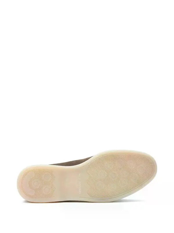 SCAROSSO Ludovic Suede Loafers - Brown