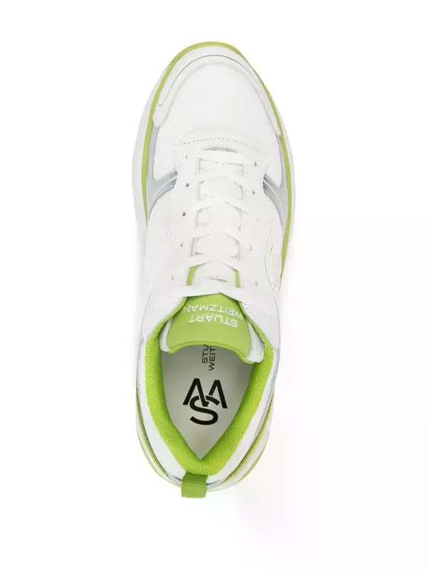 STUART WEITZMAN Panelled Lace-up Sneakers