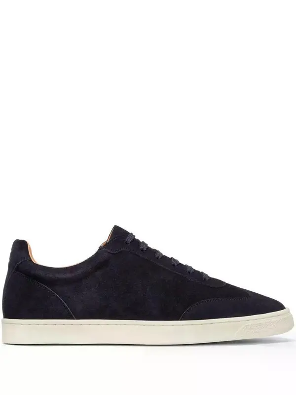 Brunello Cucinelli Logo-print Leather Sneakers