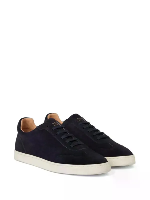 Brunello Cucinelli Logo-print Leather Sneakers
